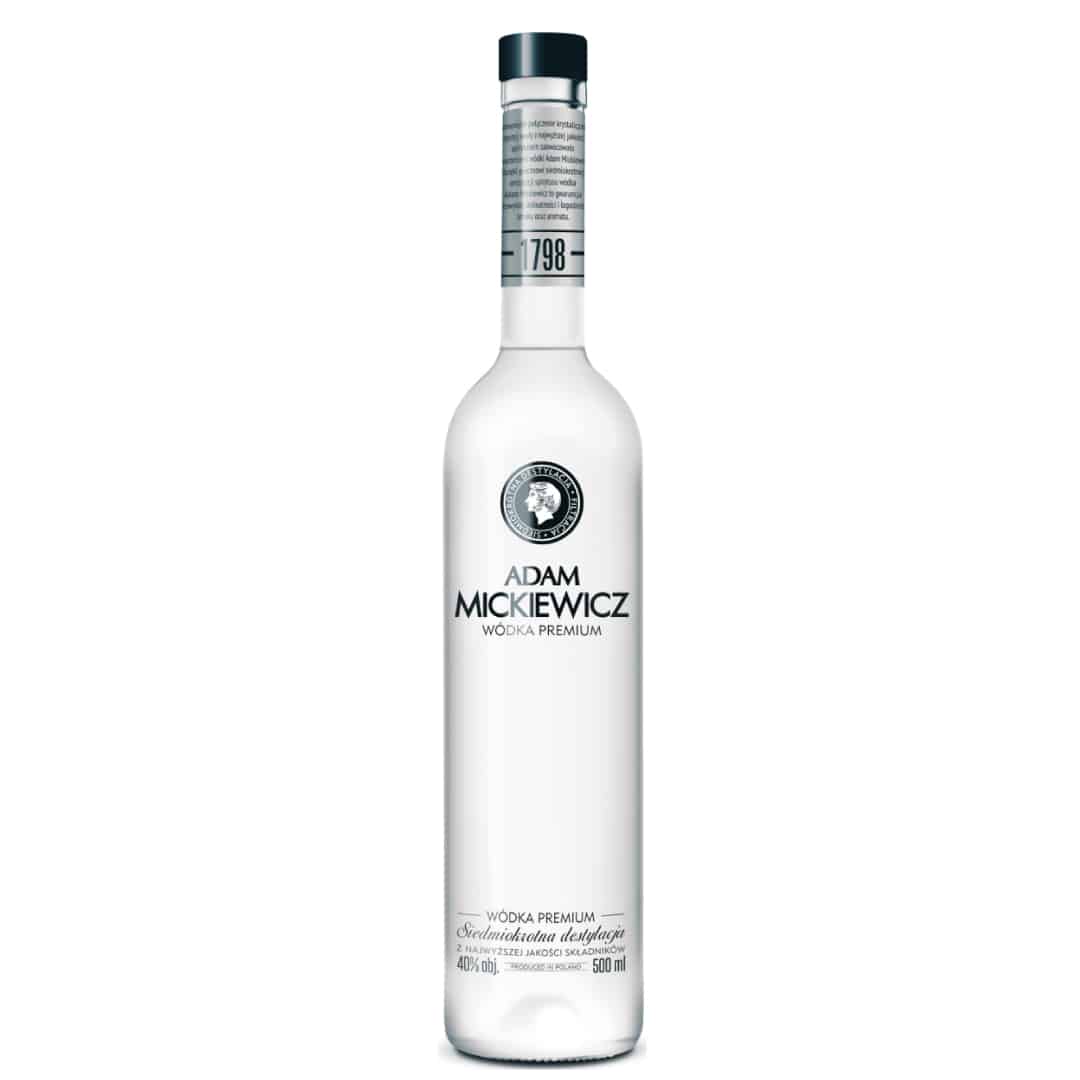 WÓDKA ADAM MICKIEWICZ 0,5L 40% - Wodka na Wesela